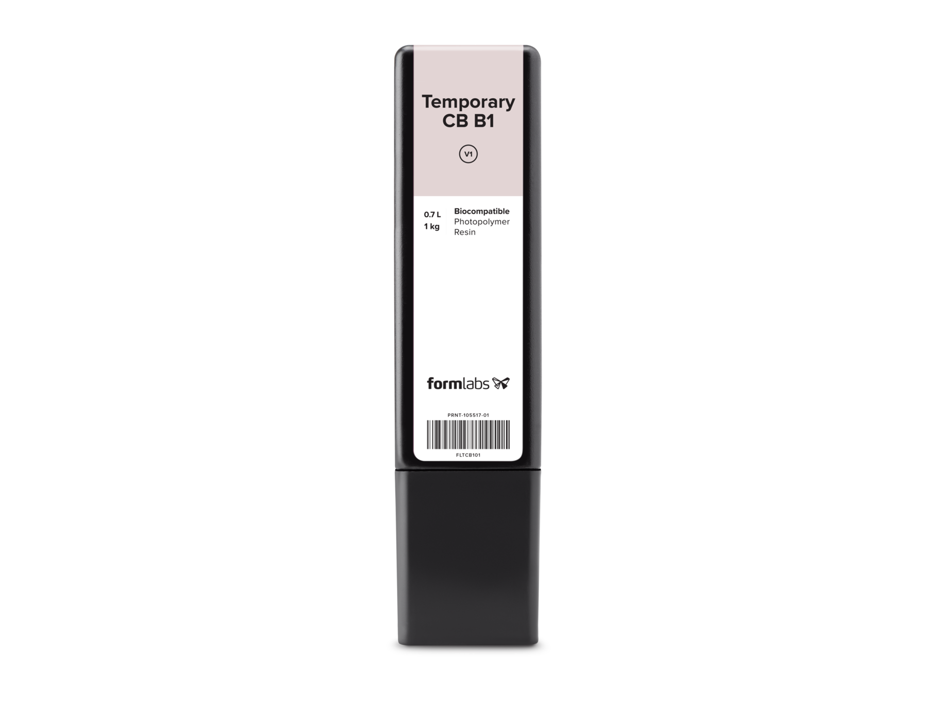Rășină Formlabs Temporary CB Resin 1 kg (0.7 L) – 3D Dot Imprimare 3D